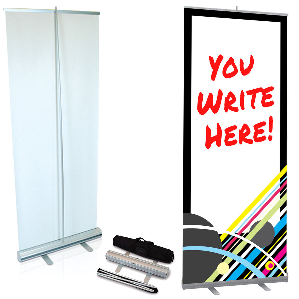 Dry Erase Pop Up Banner - Retractable White Board Banner | Write It ...