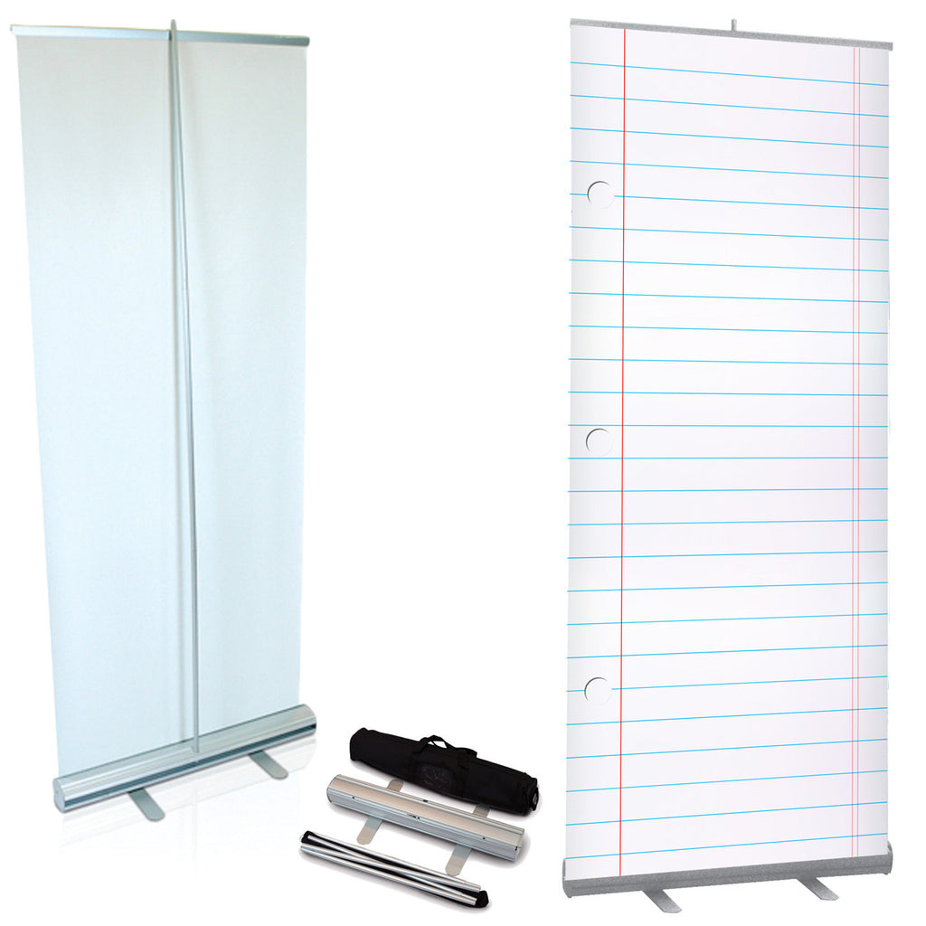 Dry Erase Pop Up Banner - Retractable White Board Display | Write It ...